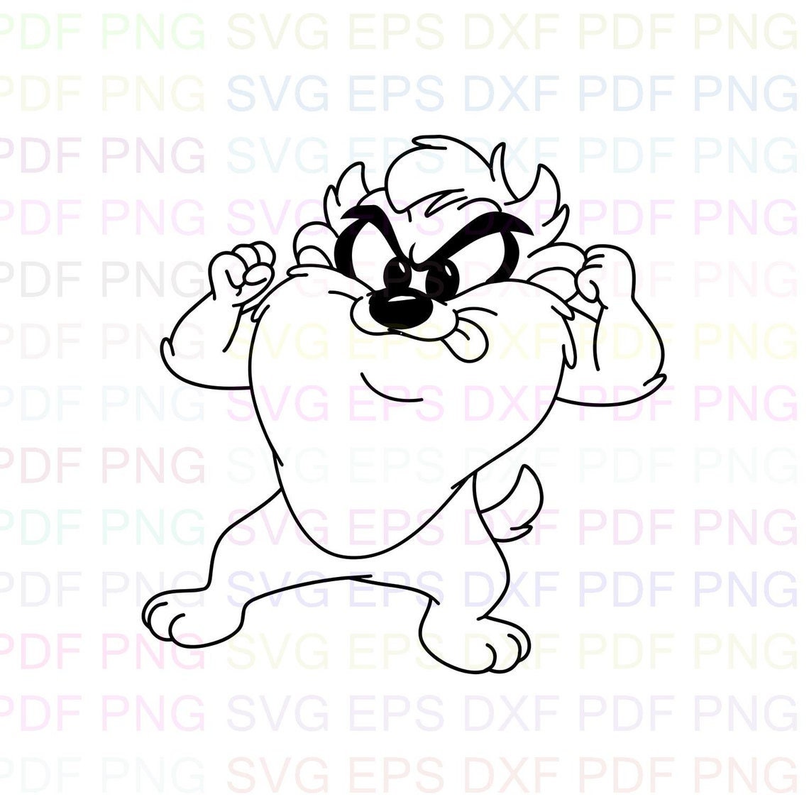 Looney Tunes Taz Clipart