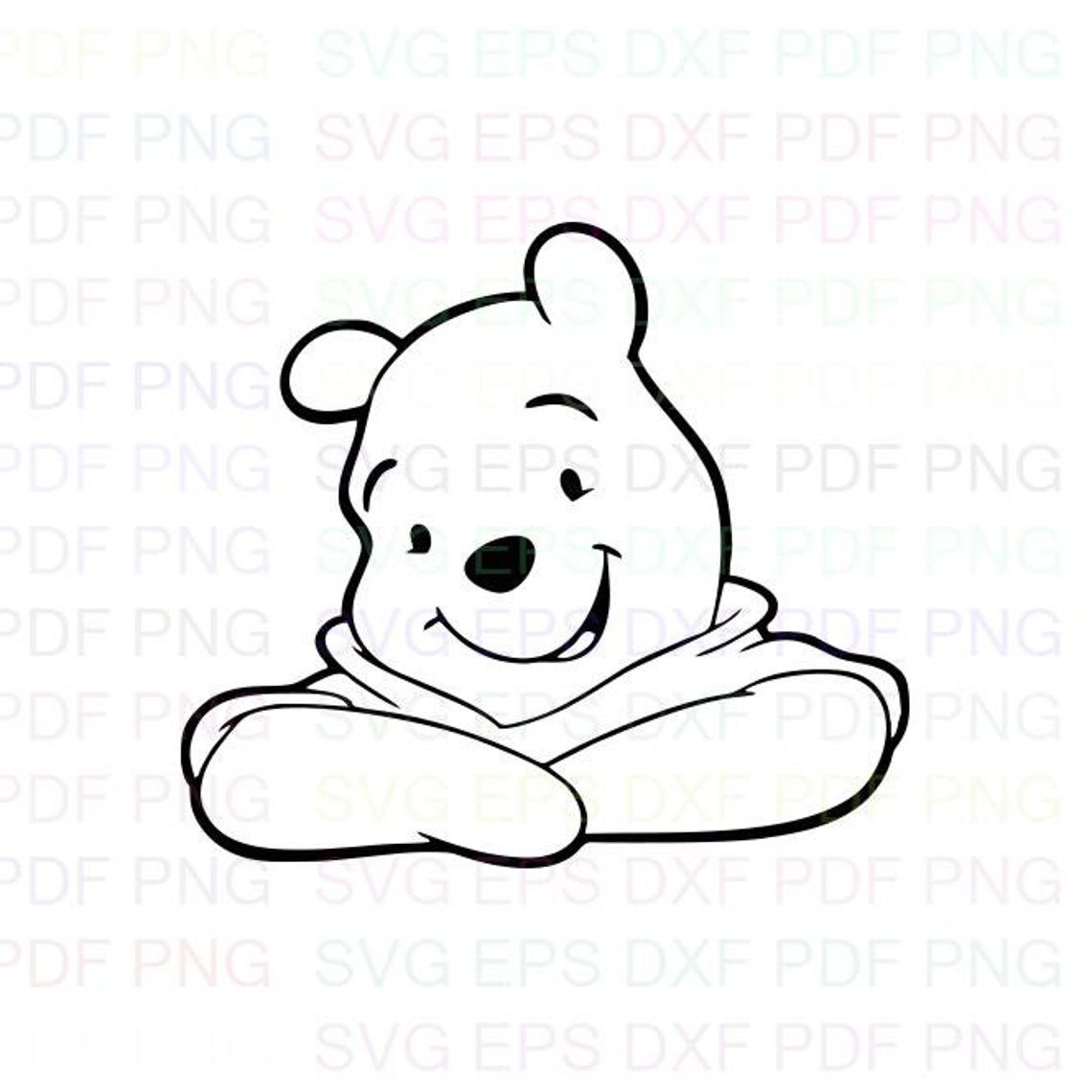 Winnie The Pooh Outline