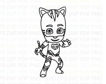 Pj Masks Outline Svg - Etsy