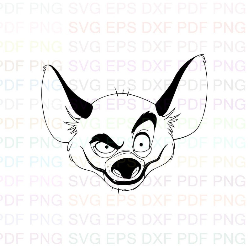 Banzai El Rey León 4 Esquema Svg Dxf Eps Pdf Png Cricut - Etsy España