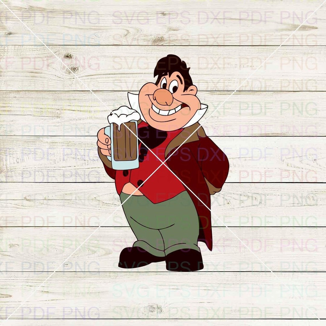 Gaston_lefou_beauty_and_the_beast_038 Svg Dxf Eps Pdf Png - Etsy