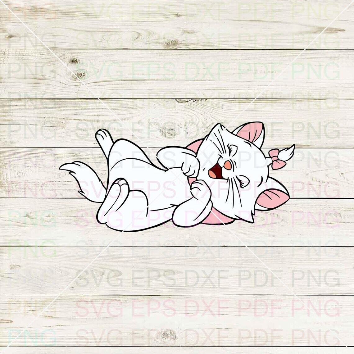 Marie_laughing_the_aristocats_019 Svg Dxf Eps Pdf Png, Cricut, Cutting File, Vector, Clipart ...