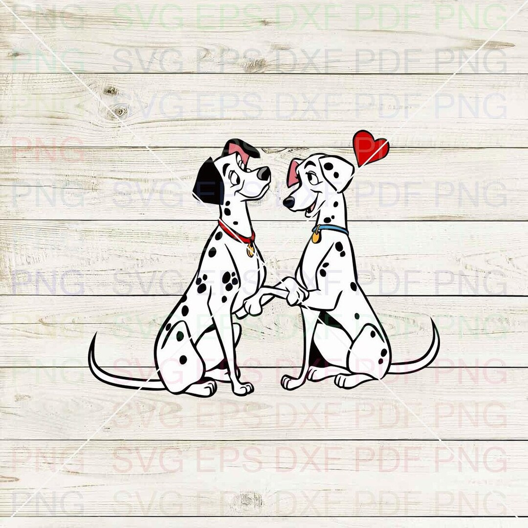 Dalmatian_family_pongo_and_perdita_101_dalmatians_032 Svg Dxf - Etsy