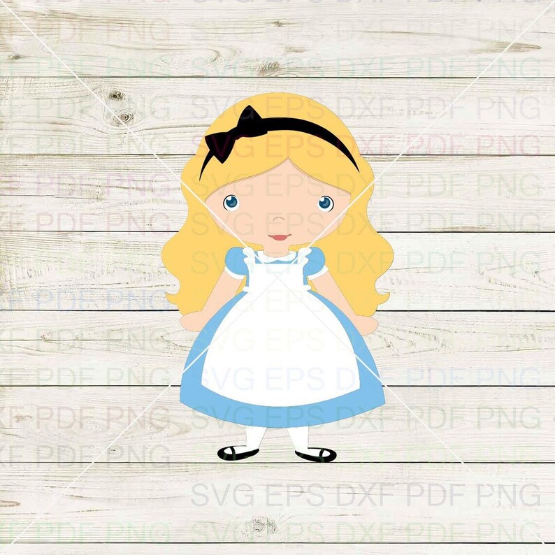 Alice_baby_alice_in_wonderland_006 Svg Dxf Eps Pdf Png, Cricut, Cutting ...