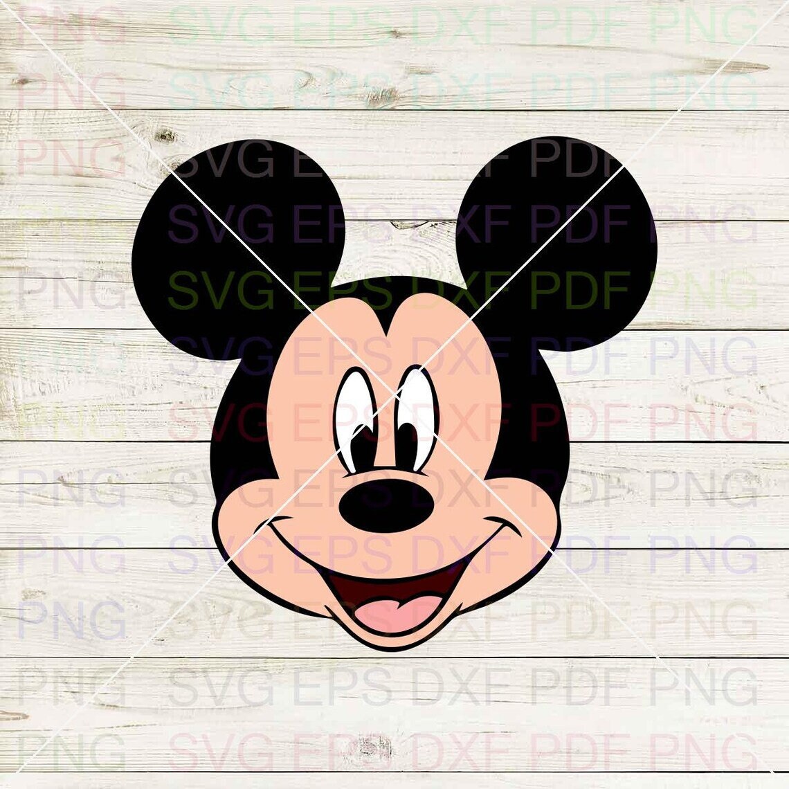 Mickey Mouse Face Only Swag