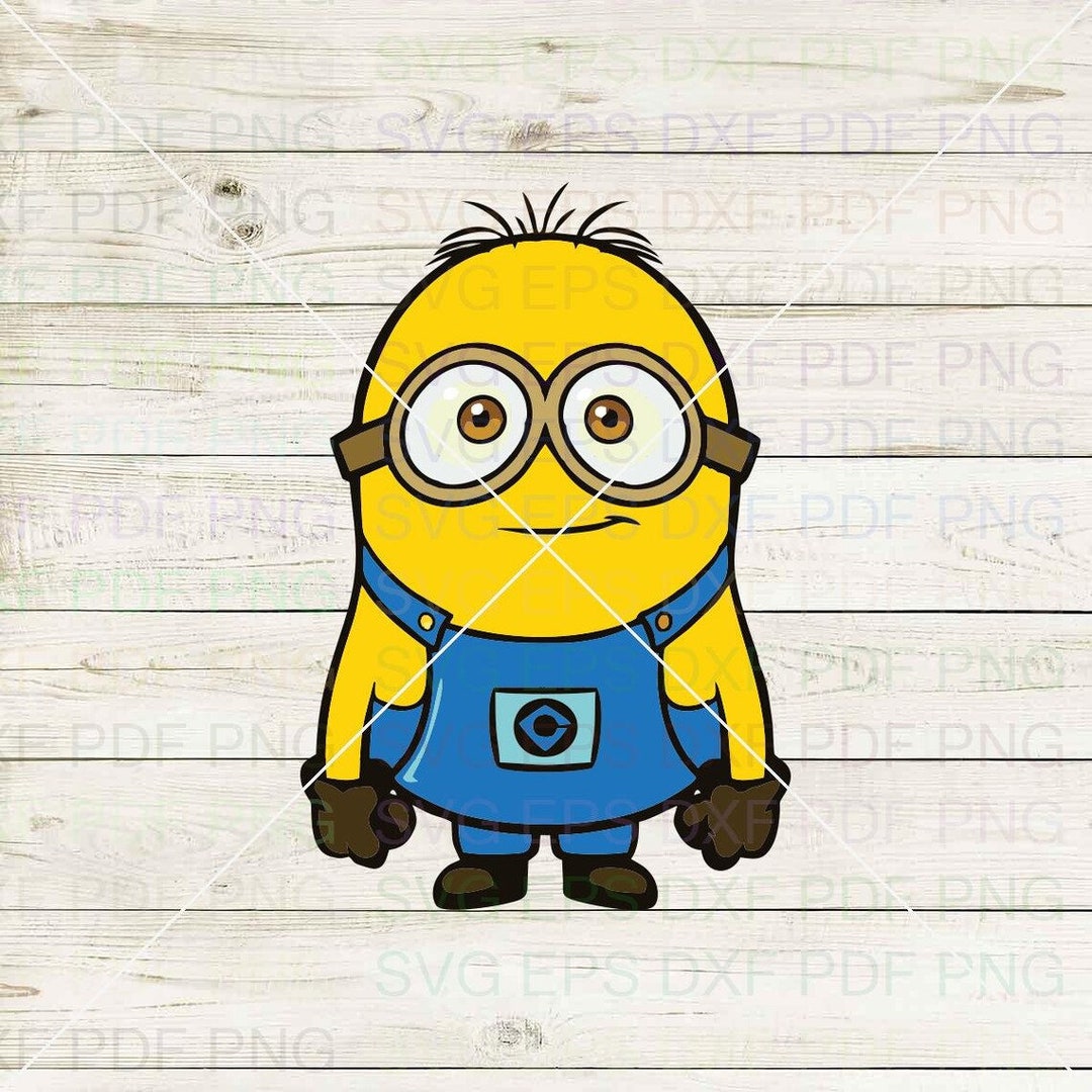 Minions_007 Svg Dxf Eps Pdf Png Cricut Cutting File Vector - Etsy