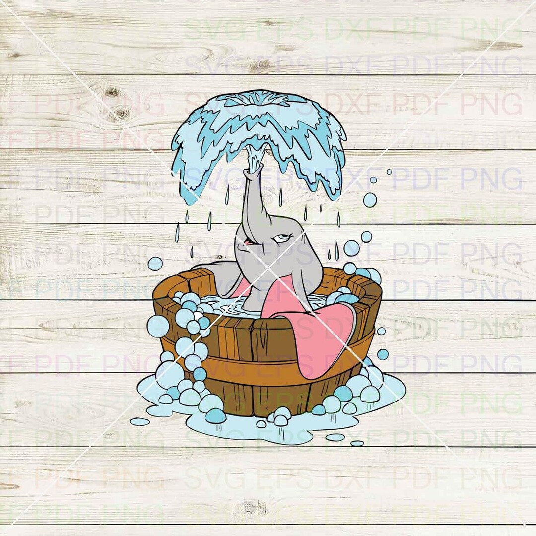 Dumbo_010 Svg Dxf Eps Pdf Png Cricut Cutting File Vector - Etsy