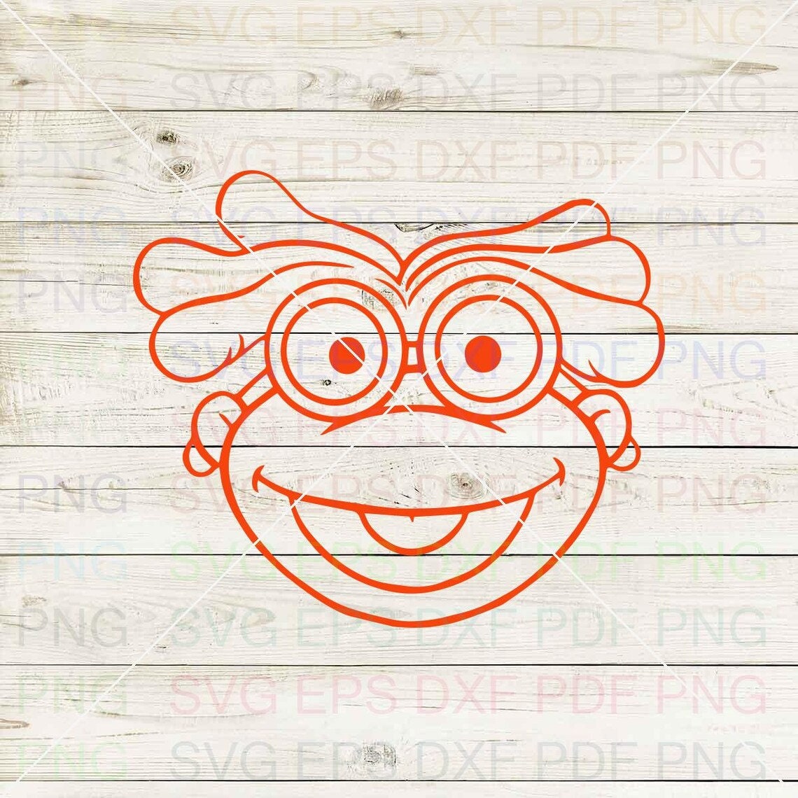Skeeter_outline_muppet_babies_017 Svg Dxf Eps Pdf Png Cricut - Etsy