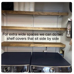 Wood Shelf Covers (custom Made); Wire Shelf Cover; Removable Floating ...