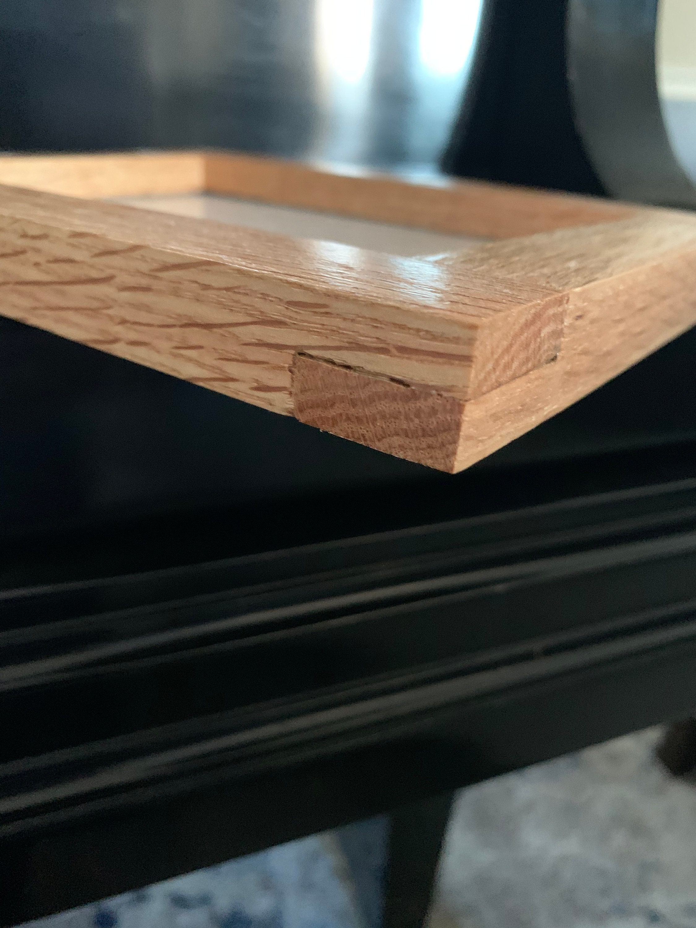 Rustic White Oak Picture Frame - Etsy