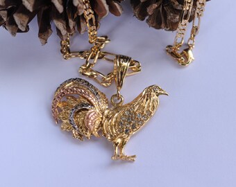 Rooster Gold Chain - Etsy