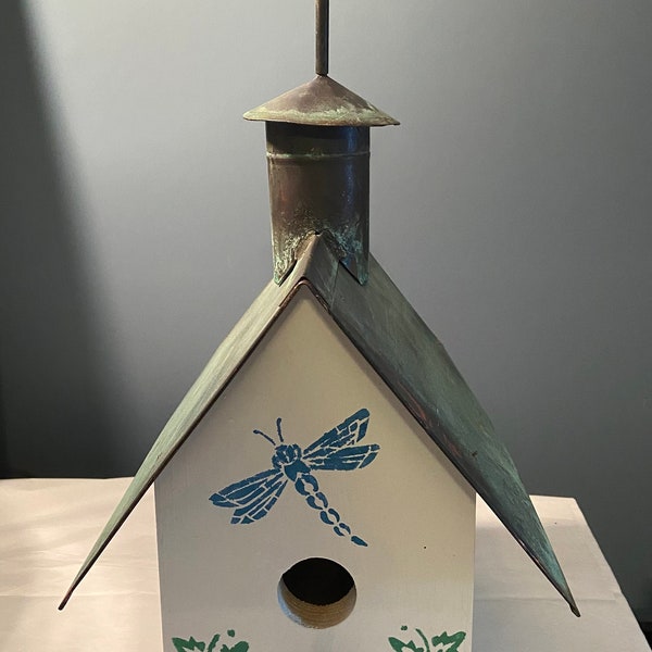 Copper Roof Birdhouse - Etsy