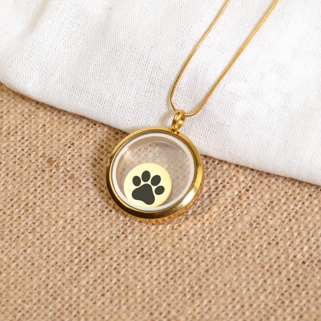 Custom Pet Memorial Locket,pet Memorial Gift,pet Hair Keepsake ...