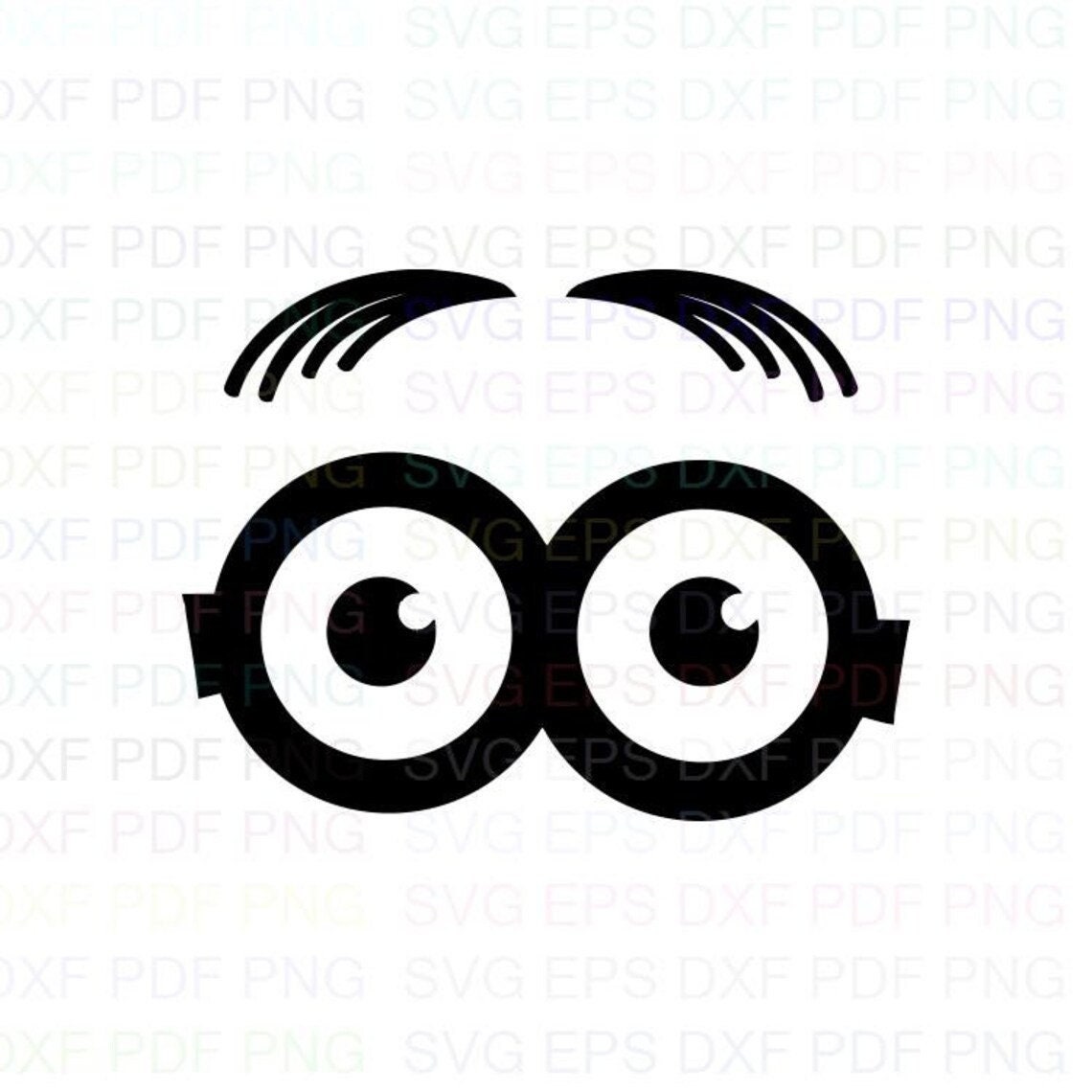 Minion Eye Clipart Black And White School