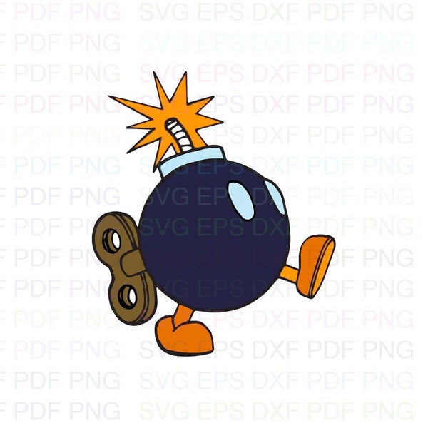Mario Bomb Clipart - Etsy