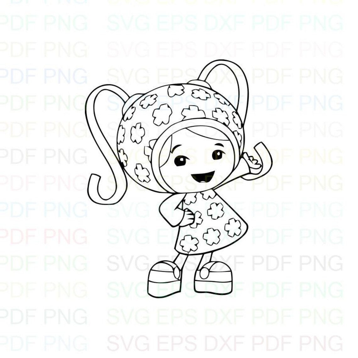 Team Umizoomi Milli Coloring Pages