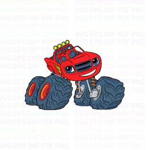 Blaze Monster Machines Png - Etsy