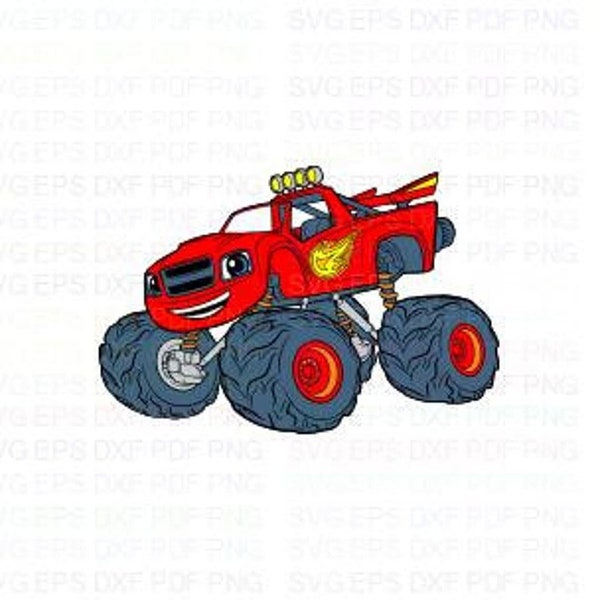 Blaze and the Monster Machines Svg - Etsy