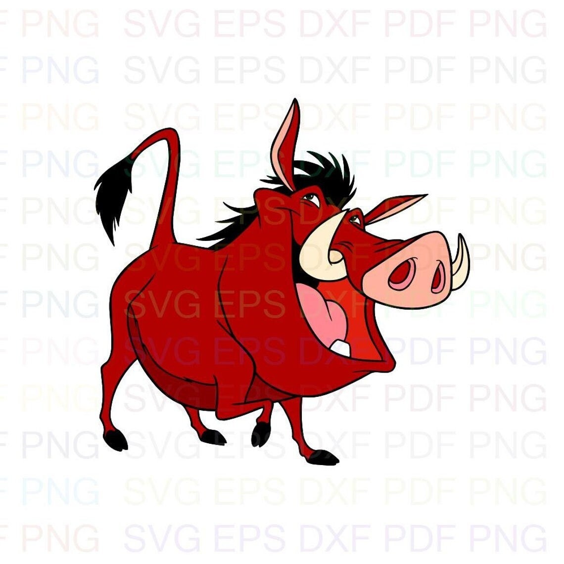 The Lion King Pumba Vector Svg, Pumba Disneyland Ears Svg,, 50% OFF