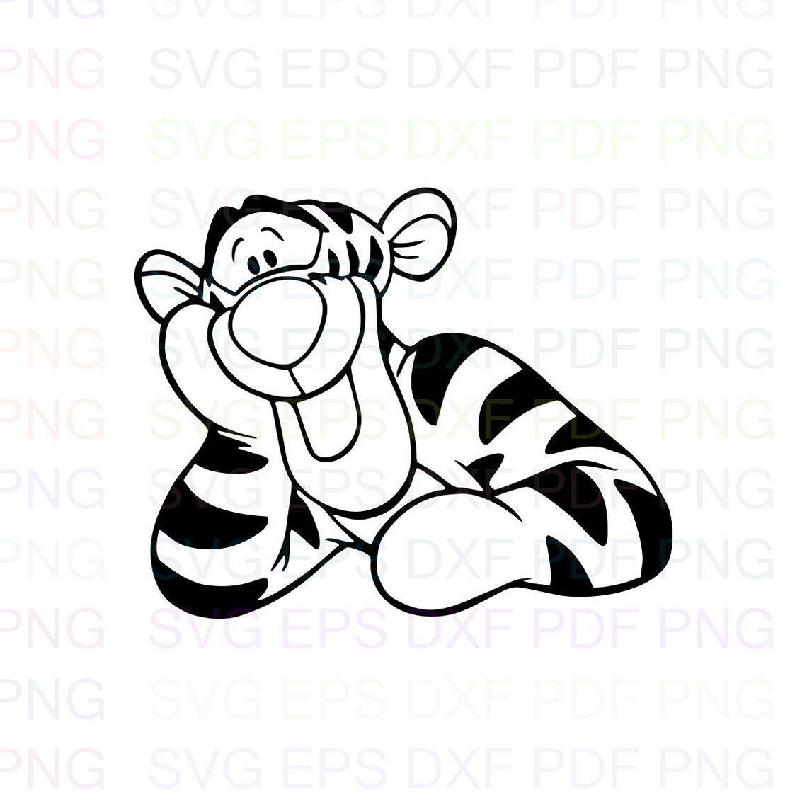 Tigger Outline