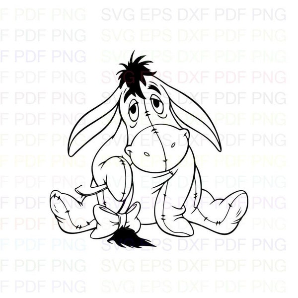 Eeyore Svg - Etsy UK
