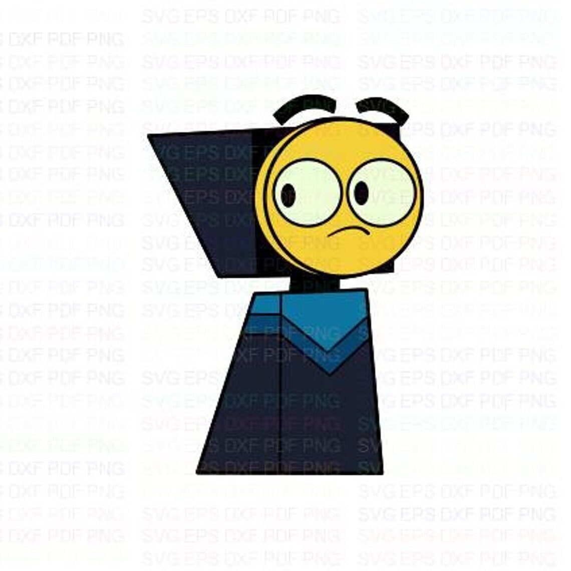 Unikitty_master_frown Svg Dxf Eps Pdf Png Cricut Cutting - Etsy