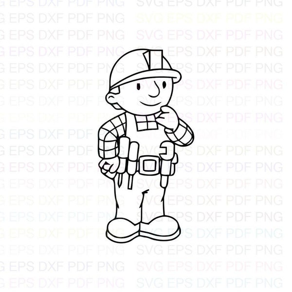 Bob the Builder Clipart - Etsy