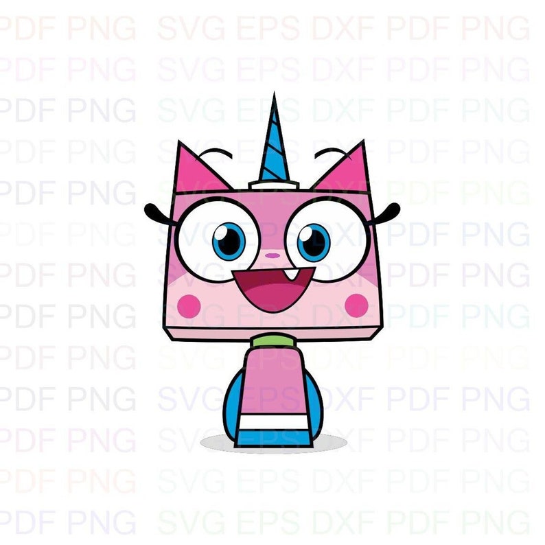 Unikitty Svg Dxf Eps Pdf Png Cricut Cutting File Vector - Etsy Australia