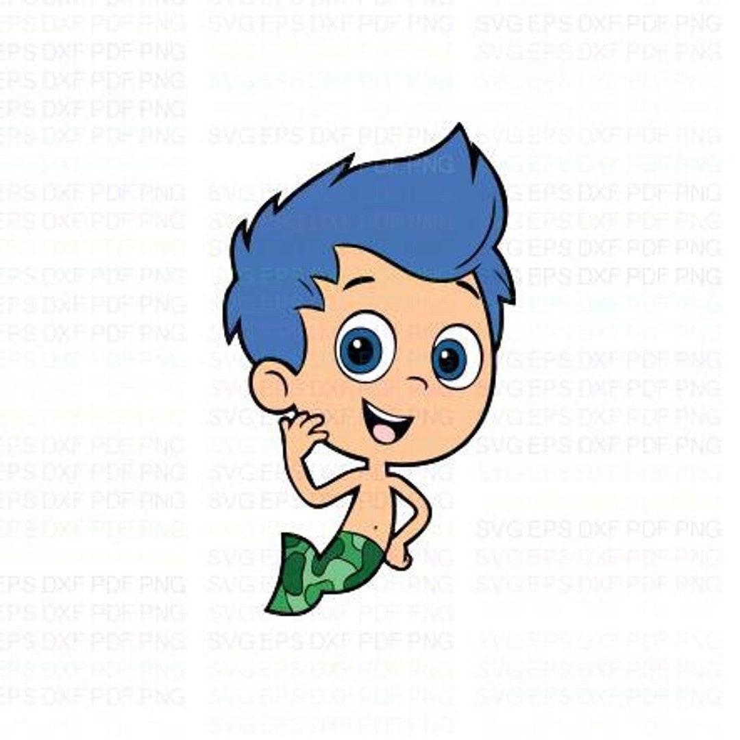 Gil_bubble_guppies Svg Dxf Eps Pdf Png Cricut Cutting File - Etsy