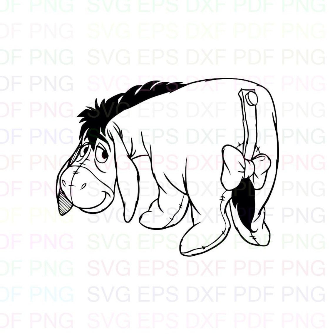 Eeyore Stencil