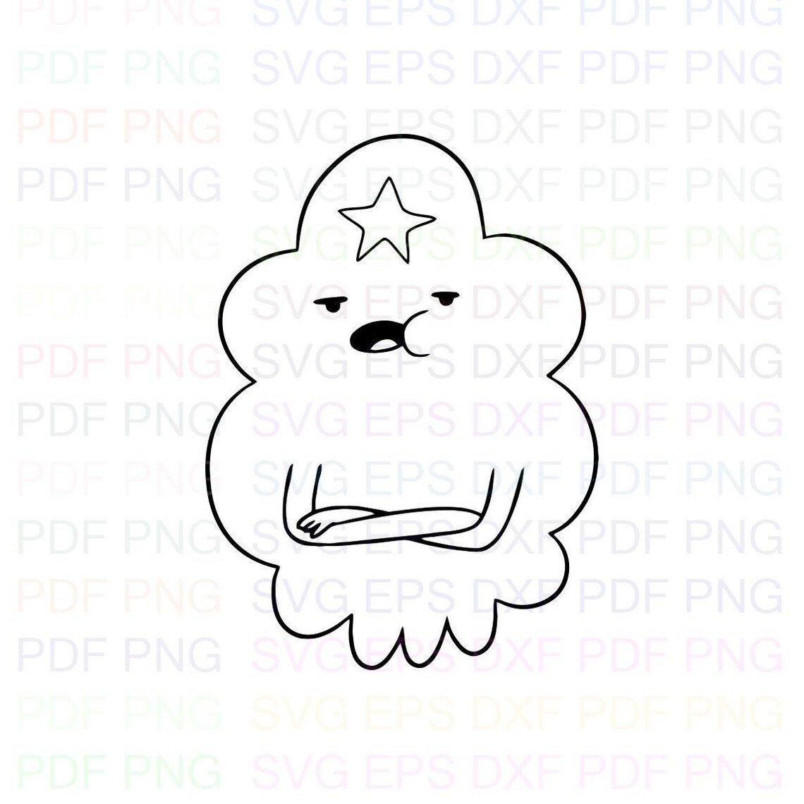 Adventure Time Coloring Pages Lumpy Space Princess