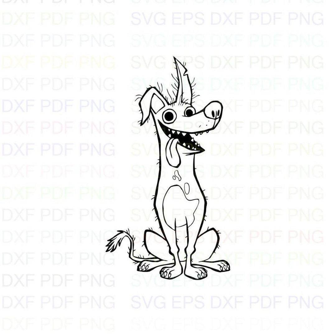 Dante_coco Outline Svg Dxf Eps Pdf Png Cricut Cutting File - Etsy