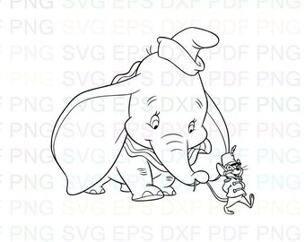 Dumbo Svg Timothy Q. Mouse Svg Timothy Svg Dumbo Cricut - Etsy