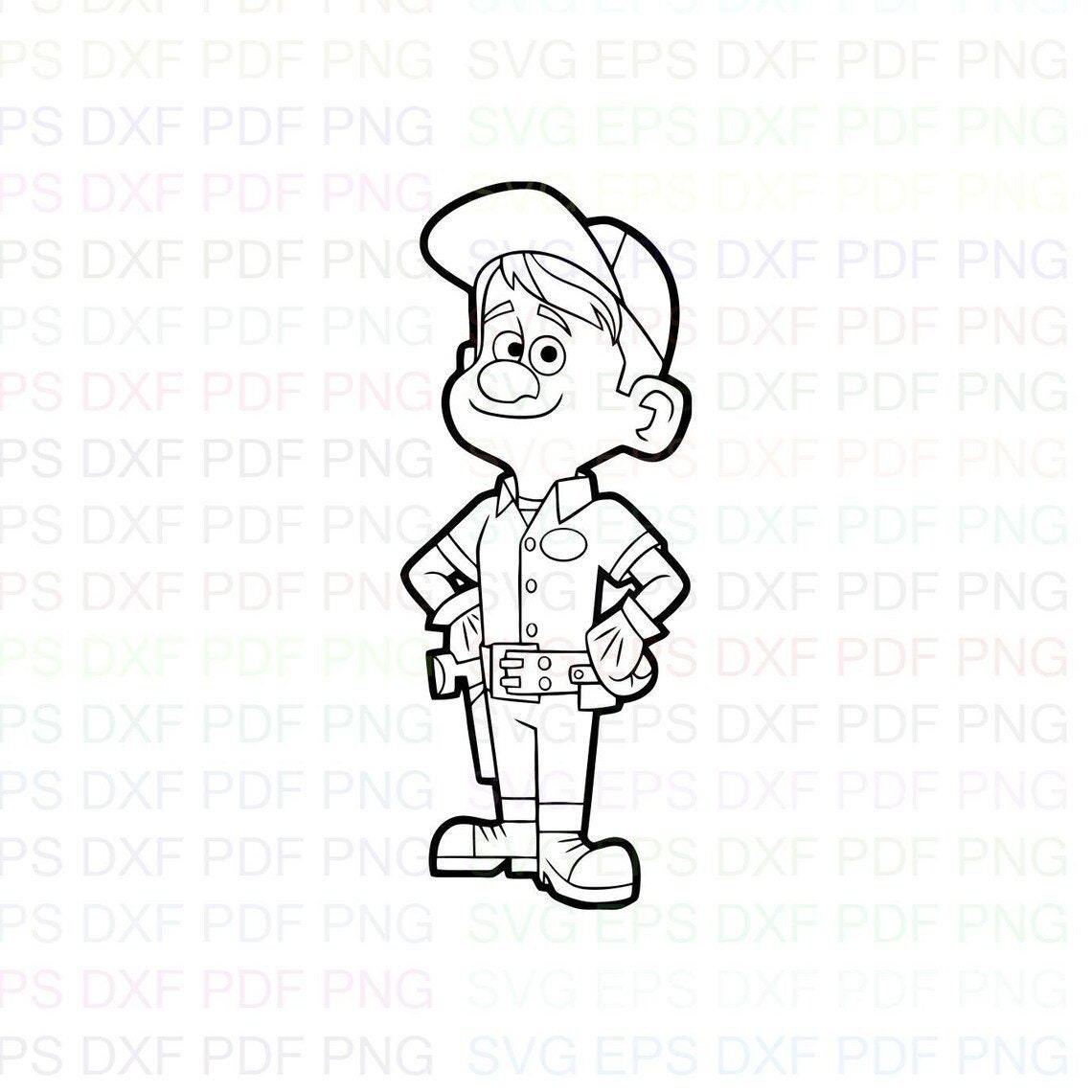Fix It Felix Coloring Pages