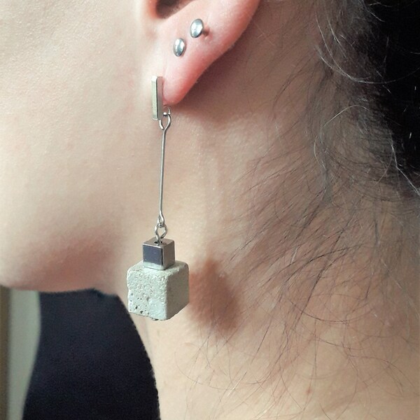 Concrete Jewelry - Etsy