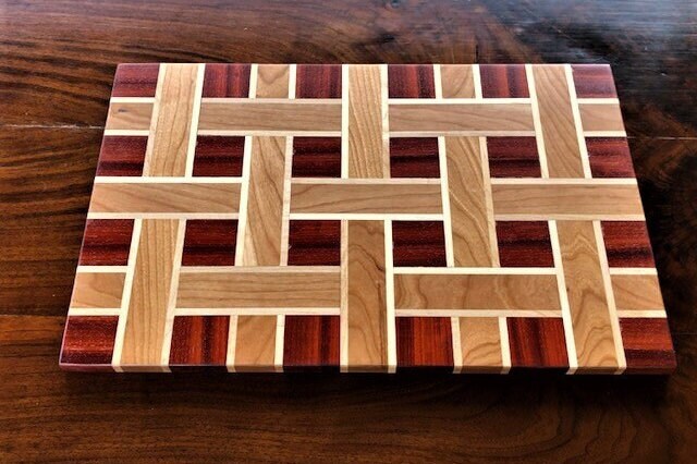 Basket Weave Pattern Cutting Board - Etsy