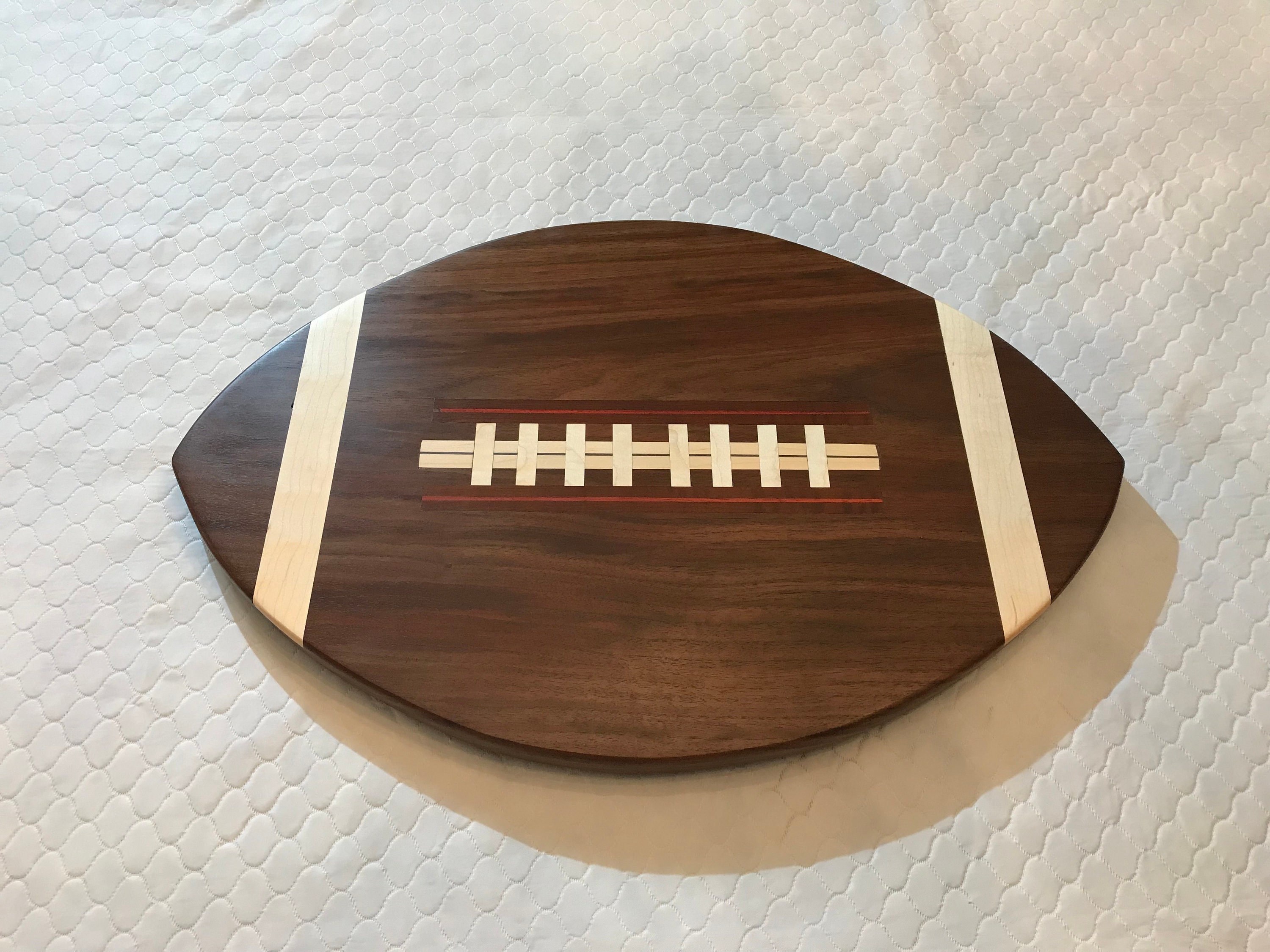 Large Football Shaped Cutting Board, Charcuterie Board, Serving Tray ...