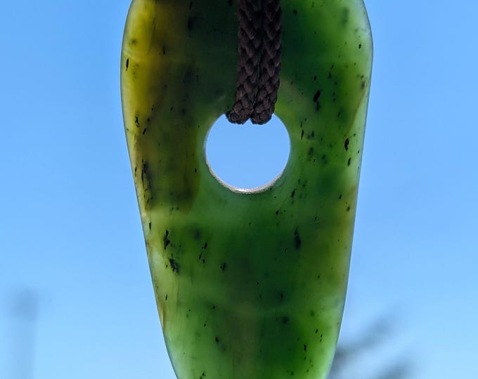 Bright Green Himalayan Neolithic Style Jade Pendant - Etsy