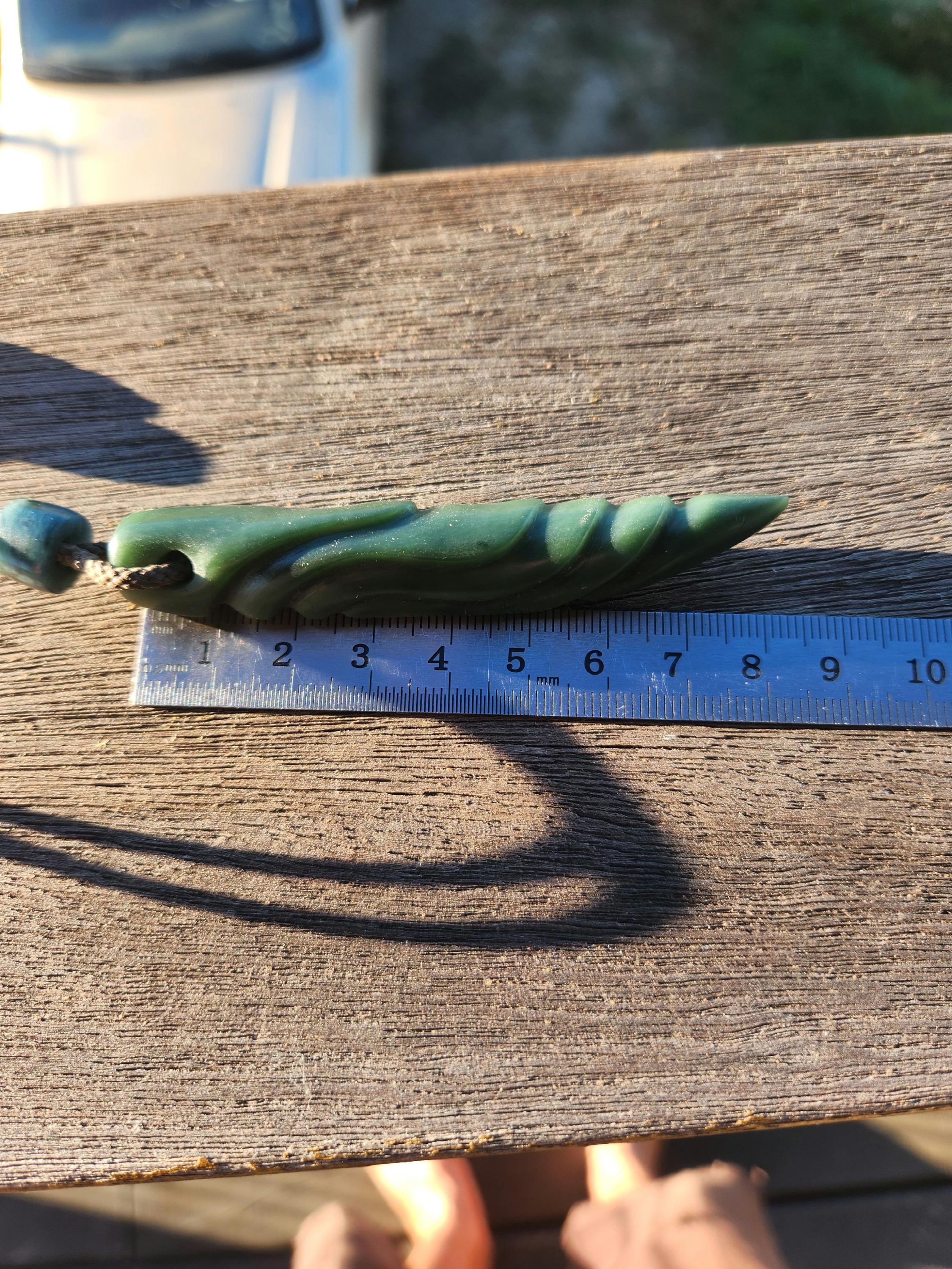 Deep Forest Green "chrysalis " Nephrite Jade Pendant Carving - Etsy