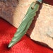 Deep Forest Green "chrysalis " Nephrite Jade Pendant Carving - Etsy
