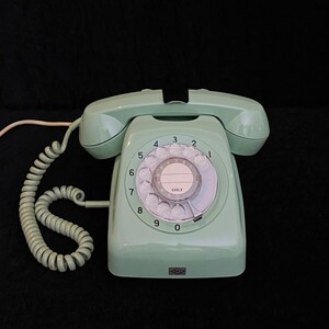 Antique 1958 OKI Telephone, Restored & Working, Antique Rotary ...