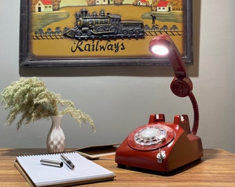 Vintage Phone Lamp, Retro, Lamp Phone, Home Decor, Desk Lamp, Office ...