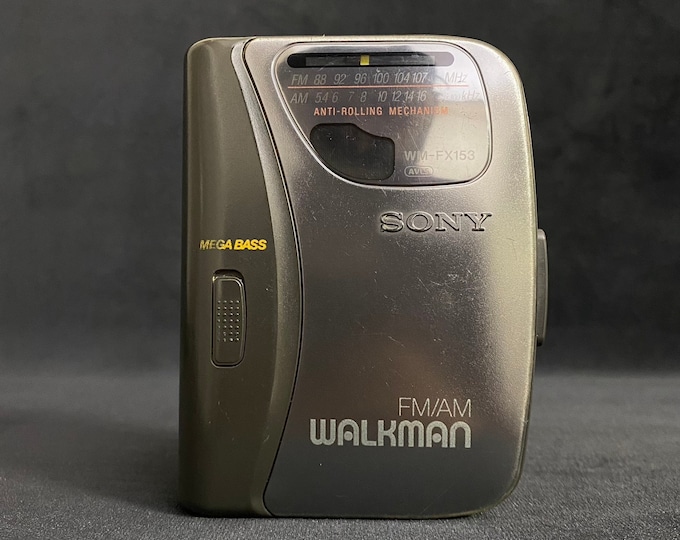 Vintage Sony Walkman Cassette Player Works Great, Rare and Collectible ...