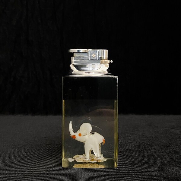 Transparent Glass Elephant - Etsy