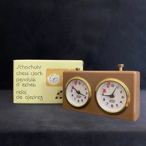 New Old Stock Chess Clock, Mechanical Chess Clock, Antique Chess Clock ...