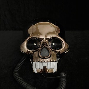 Vintage Skull Telephone Skull Phone Skeleton Head Corded - Etsy