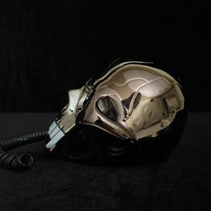 Vintage Skull Telephone Skull Phone Skeleton Head Corded - Etsy