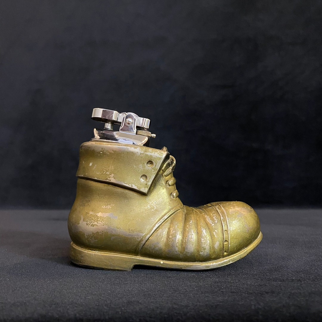 Antique Table Lighter, 1970s Lighter, Vintage Lighter, Collectible ...