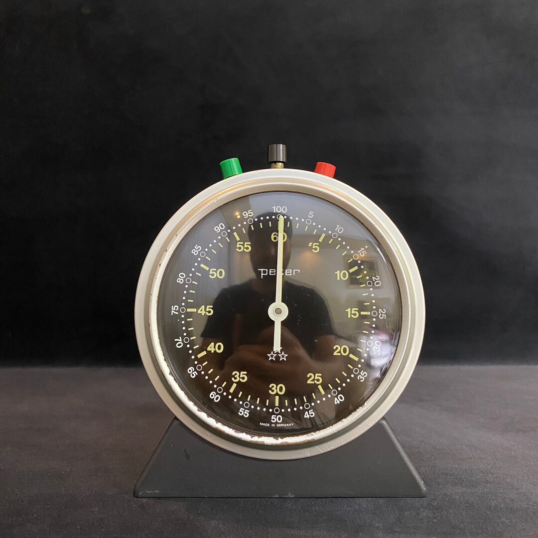 Antique Peter Timer, Vintage Wall or Table Stopwatch, Mechanical Wind ...