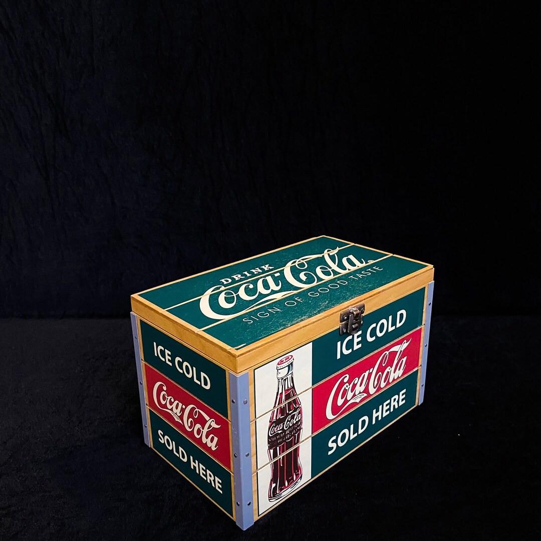 Vintage Coca-cola Box, Retro Design Home Decor Box, Storage ...